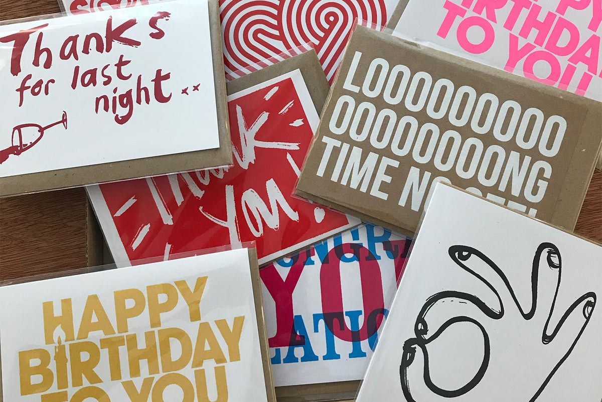 Handprinted Cards – Salty's Studio Ltd