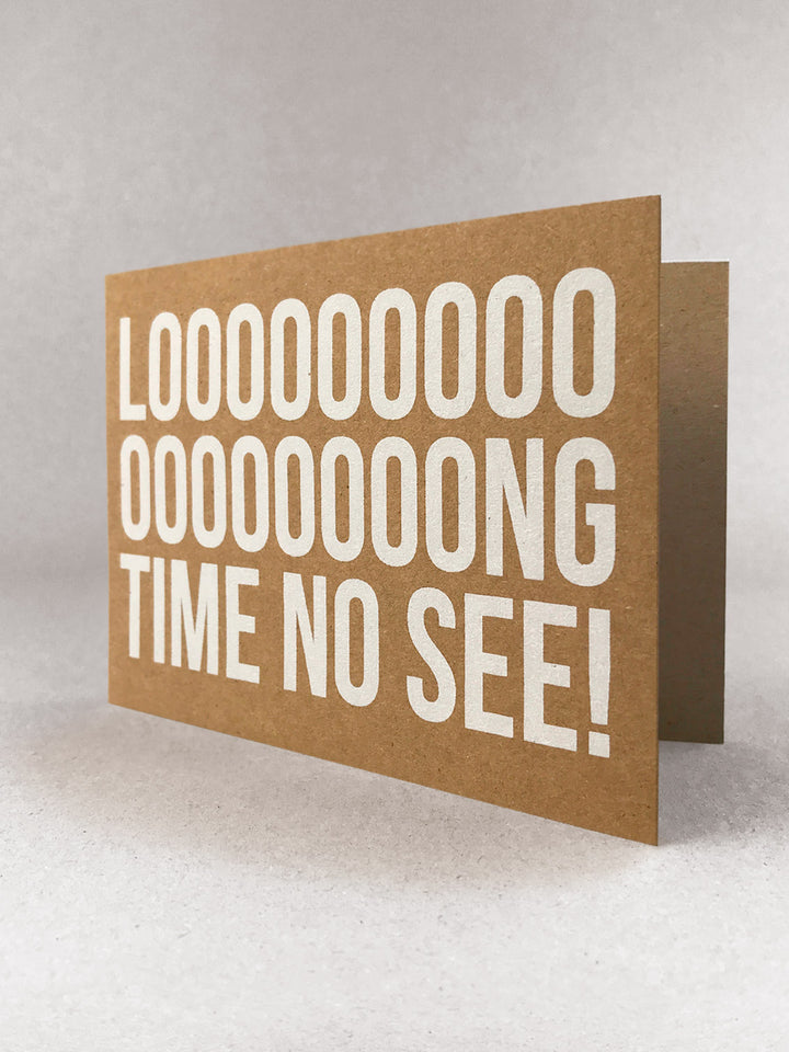 Loooooooooooooooong time no see! card – Salty's Studio Ltd