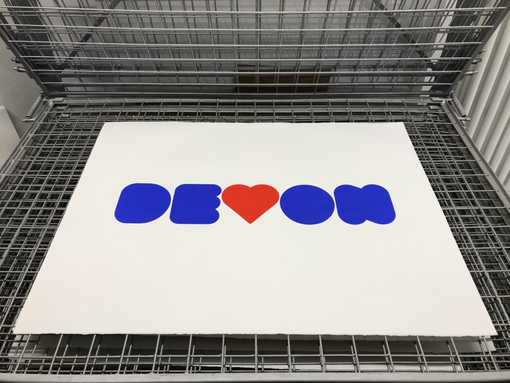 Devon print (unframed) – Salty's Studio Ltd